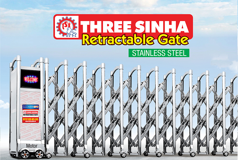 Retractable Gates - Three Sinha