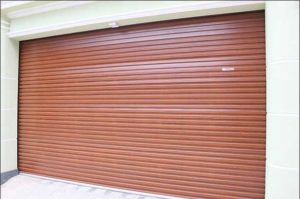 Wooden Finish Roller Doors - Three Sinha